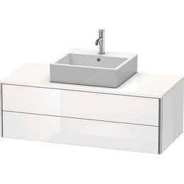 Duravit XSquare Konsolenwaschtischunterbau wandh&auml;ngend Wei&szlig; Hochglanz 1200x548x400 mm - XS491202222 XS491202222