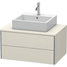 Duravit XSquare Konsolenwaschtischunterbau wandh&auml;ngend Taupe Matt 800x548x400 mm - XS491009191 XS491009191