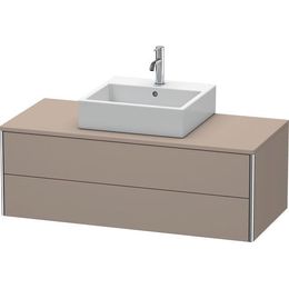 Duravit XSquare Konsolenwaschtischunterbau wandh&auml;ngend Basalt Matt 1200x548x400 mm - XS491204343 XS491204343