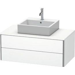 Duravit XSquare Konsolenwaschtischunterbau wandh&auml;ngend Wei&szlig; Matt 1000x548x400 mm - XS491101818 XS491101818