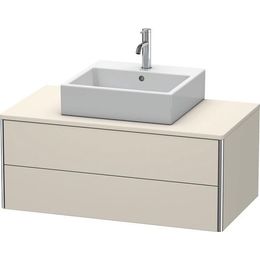 Duravit XSquare Konsolenwaschtischunterbau wandh&auml;ngend Taupe Matt 1000x548x400 mm - XS491109191 XS491109191