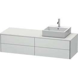 Duravit XSquare Konsolenwaschtischunterbau wandh&auml;ngend Wei&szlig; Seidenmatt 1600x548x400 mm - XS4914R3636 XS4914R3636