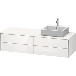 Duravit XSquare Konsolenwaschtischunterbau wandh&auml;ngend Wei&szlig; Hochglanz 1600x548x400 mm - XS4914R8585 XS4914R8585
