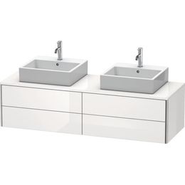 Duravit XSquare Konsolenwaschtischunterbau wandh&auml;ngend Wei&szlig; Hochglanz 1600x548x400 mm - XS4917B8585 XS4917B8585