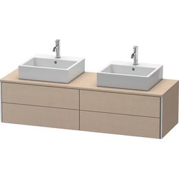 Duravit XSquare Konsolenwaschtischunterbau wandh&auml;ngend Leinen Matt 1600x548x400 mm - XS4917B7575 XS4917B7575