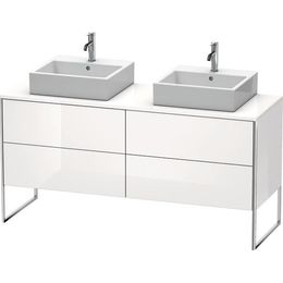 Duravit XSquare Konsolenwaschtischunterbau bodenstehend Wei&szlig; Hochglanz 1600x548x778 mm - XS4927B2222 XS4927B2222