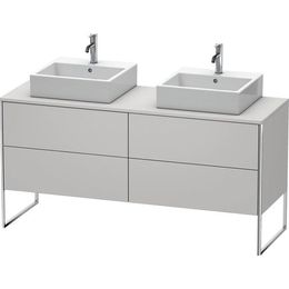 Duravit XSquare Konsolenwaschtischunterbau bodenstehend Nordic Wei&szlig; Seidenmatt 1600x548x778 mm - XS4 XS4927B3939
