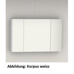 Artiqua Spiegelschrank, Weiß Hochglanz Touch, 070-SDT-1-11-125 070-SDT-1-11-125