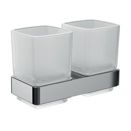 Emco loft Doppelglashalter Glasteile satiniert, schwarz, 052513300 052513300