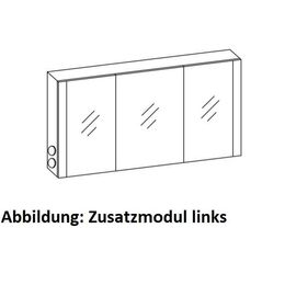 Artiqua LED-Spiegelschrank, Oxid Hellgrau quer, 071-SET-3-13-ZU-721 071-SET-3-13-ZU-721