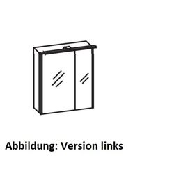 Artiqua LED-Spiegelschrank mit Farbtemperaturwechsel, Eiche Weiß quer NB, 074-SDT-1-60-L-44 074-SDT-1-60-L-440