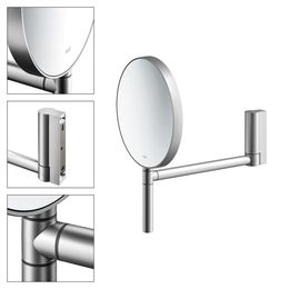 KEUCO Plan Kosmetikspiegel für Wandmontage aluminium-finish, 17649170002 17649170002