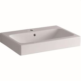 Geberit Waschtisch iCon, 1 Hahnloch, B: 600, T: 485 mm, 124060600, weiss mit Keratect 124060600