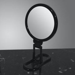Koh-i-Noor Spiegel mit Klappgriff und Ständer, doppelseitig, 2154V-6, weiß 2154V-6