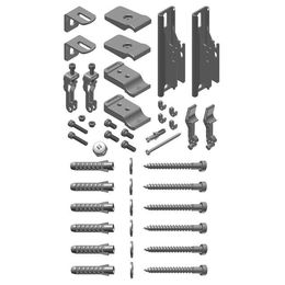 Kermi Badheizk&ouml;rper Befestigungs-Set Duett wei&szlig;, AK3, ZB03360001 ZB03360001