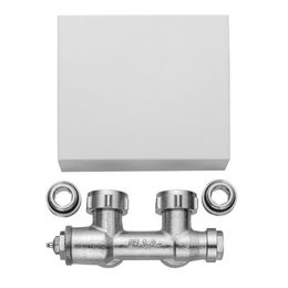 Kermi Ventilhahnblock, Casteo Eckform, Blende wei&szlig;, 1 St&uuml;ck/VPM, ZV01200001 ZV01200001