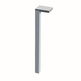 Laufen F&uuml;&szlig;e, Space, Set = 2 St&uuml;ck, Aluminium hell, 41122.0, 4112201601051 H4112201601051