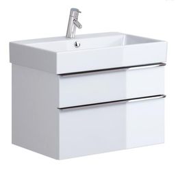 Neuesbad Serie 200 Waschtischunterschrank, B:694, T:447, H:430 mm, weiss glänzend OS581-004