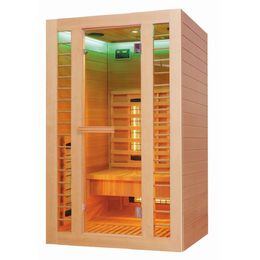 Neuesbad Infrarotkabine 120 x 105 x 190 cm, Hemlock, 2 Personen NB1H101201