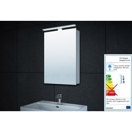 Neuesbad Alu LED Spiegelschrank für Gäste-WC, B:400, H:600 mm NBSP177