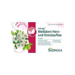 SIDROGA Wei&szlig;dorn Herz- und Kreislauftee Filterb. 20X1.5 g