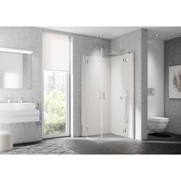 Kermi Eck-Halbt. re LIGA ETR 1030x2000 GAK: 985-1010, silber hochglanz ESG klar LIETR10320VAK
