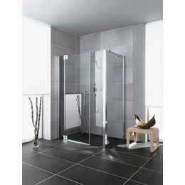 Kermi Pendeltür Pasa XP 1GL 1300x1850, silber hochglanz, ESG Opaco mit KermiClean, PX1GL PX1GL13018VYK