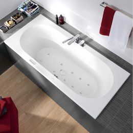 Villeroy & Boch Villeroy & Boch Loop & Friends rechteckige Badewanne, mit Whirlpoolsystem Airpool Entry (AE), inklus UAE180LOF2B1VRW