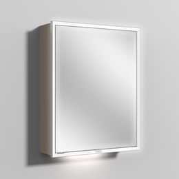 Sanipa Reflection Spiegelschrank MILO 60 mit LED-Beleuchtung, Sandgrau-Matt, AU03167 AU03167