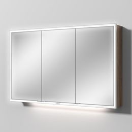 Sanipa Reflection Spiegelschrank MILO 120 mit LED-Beleuchtung, Eiche-Arizona, AU03680 AU03680