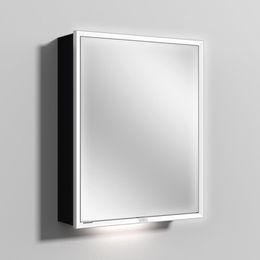 Sanipa Reflection Spiegelschrank MILO 60 mit LED-Beleuchtung, Schwarz-Matt, AU03108 AU03108