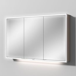 Sanipa Reflection Spiegelschrank MILO 120 mit LED-Beleuchtung, Taupe-Matt, AU0361T AU0361T