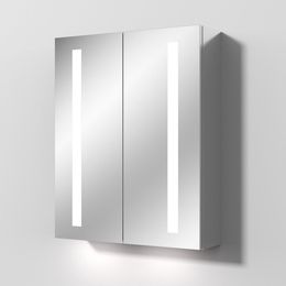 Sanipa Reflection Aluminium-Spiegelschrank ALEX 60 mit LED-Beleuchtung, AU3119Z AU3119Z