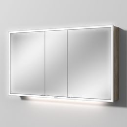 Sanipa Reflection Spiegelschrank MILO 130 mit LED-Beleuchtung, Eiche-Nebraska, AU03737 AU03737