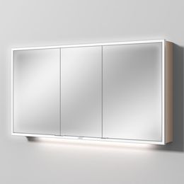 Sanipa Reflection Spiegelschrank MILO 140 mit LED-Beleuchtung, Macchiato-Matt, AU03868 AU03868