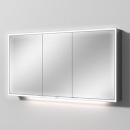 Sanipa Reflection Spiegelschrank MILO 140 mit LED-Beleuchtung, Anthrazit-Matt, AU03822 AU03822