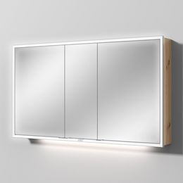 Sanipa Reflection Spiegelschrank MILO 130 mit LED-Beleuchtung, Eiche Natural-Touch, AU03785 AU03785
