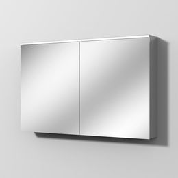 Sanipa Reflection Aluminium-Spiegelschrank ARND 120 mit LED-Leuchtpanel, AU3766L AU3766L