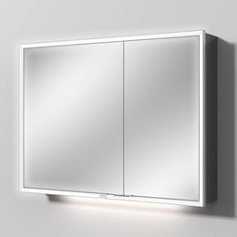 Sanipa Reflection Spiegelschrank MILO 100 mit LED-Beleuchtung, Anthrazit-Matt, AU03422 AU03422