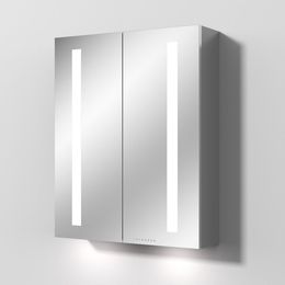 Sanipa Reflection Aluminium-Spiegelschrank ALEX 60 mit LED-Beleuchtung, AU4116L AU4116L