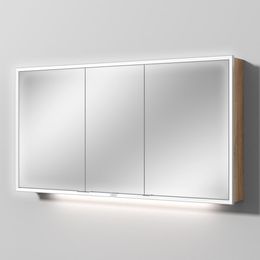 Sanipa Reflection Spiegelschrank MILO 140 mit LED-Beleuchtung, Eiche-Kansas, AU03859 AU03859