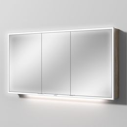 Sanipa Reflection Spiegelschrank MILO 140 mit LED-Beleuchtung, Eiche-Nebraska, AU03837 AU03837
