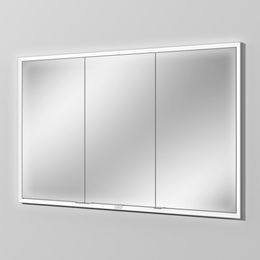 Sanipa Reflection Aluminium-Wandeinbau-Spiegelschrank WIM 120 mit LED-Beleuchtung, AU0466L AU0466L