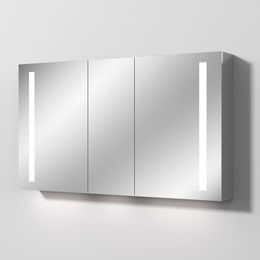 Sanipa Reflection Aluminium-Spiegelschrank ALEX 130 mit LED-Beleuchtung, AU3176L AU3176L