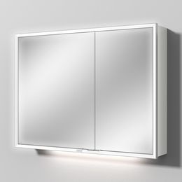 Sanipa Reflection Spiegelschrank MILO 100 mit LED-Beleuchtung, Weiß-Soft, AU03443 AU03443