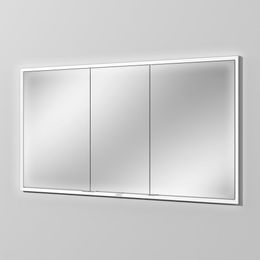 Sanipa Reflection Aluminium-Wandeinbau-Spiegelschrank WIM 140 mit LED-Beleuchtung, AU0486L AU0486L
