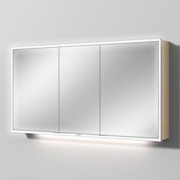 Sanipa Reflection Spiegelschrank MILO 140 mit LED-Beleuchtung, Eiche-Nordic, AU03848 AU03848