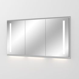 Sanipa Reflection Aluminium-Wandeinbau-Spiegelschrank WILMA 155 mit LED-Beleuchtung, AU4096L AU4096L