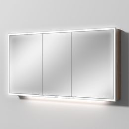 Sanipa Reflection Spiegelschrank MILO 140 mit LED-Beleuchtung, Eiche-Arizona, AU03880 AU03880