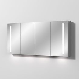 Sanipa Reflection Aluminium-Spiegelschrank ALEX 160 mit LED-Beleuchtung, AU4206L AU4206L